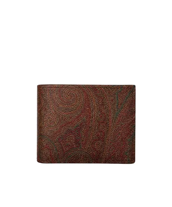Etro Paisley Printed Bi-fold Wallet