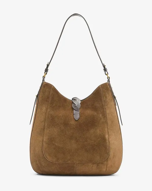 Isabel Marant Étoile Altay Hobo Bag In Suede Calfskin