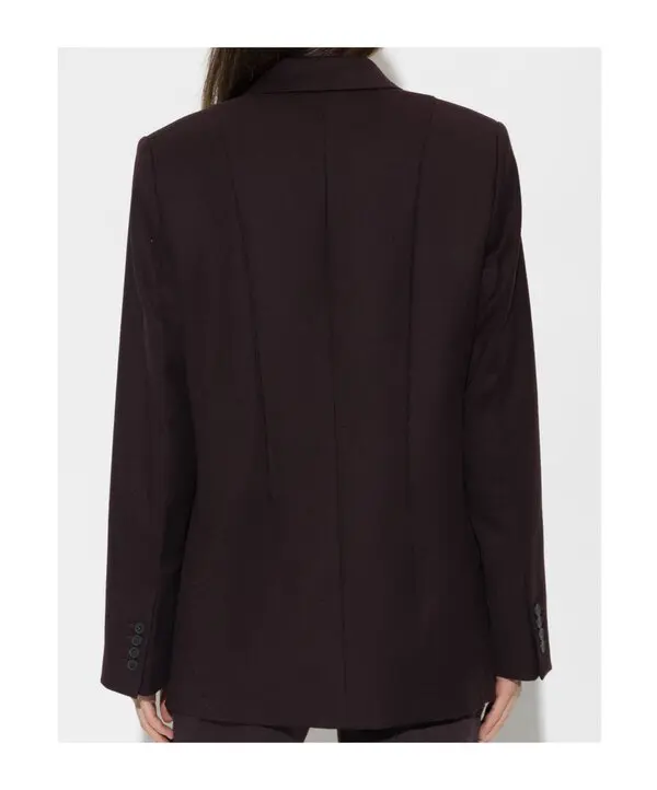 Victoria Beckham Lapel Long-sleeved Suit Jacket