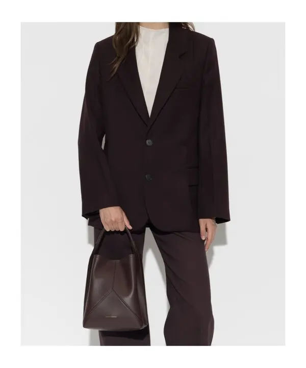 Victoria Beckham Lapel Long-sleeved Suit Jacket