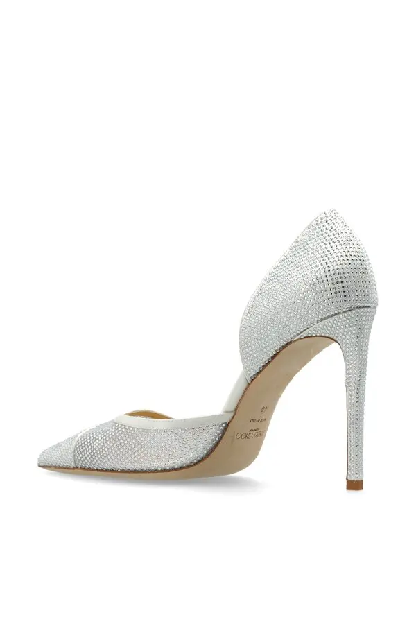 JIMMY CHOO Brigitte Crystal-embellished Pumps