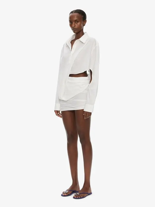 Christopher Esber Aiba Draped Shirt Dress