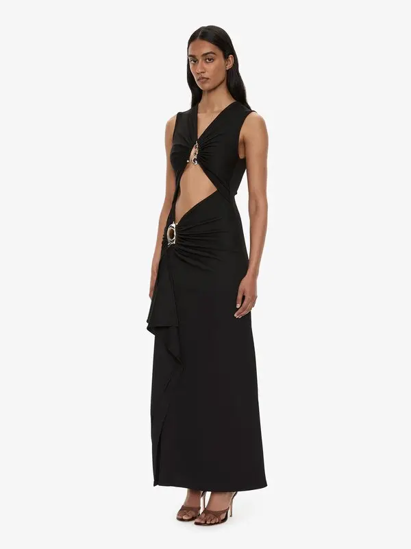 Christopher Esber Droplet Crystal Separation Tank Dress