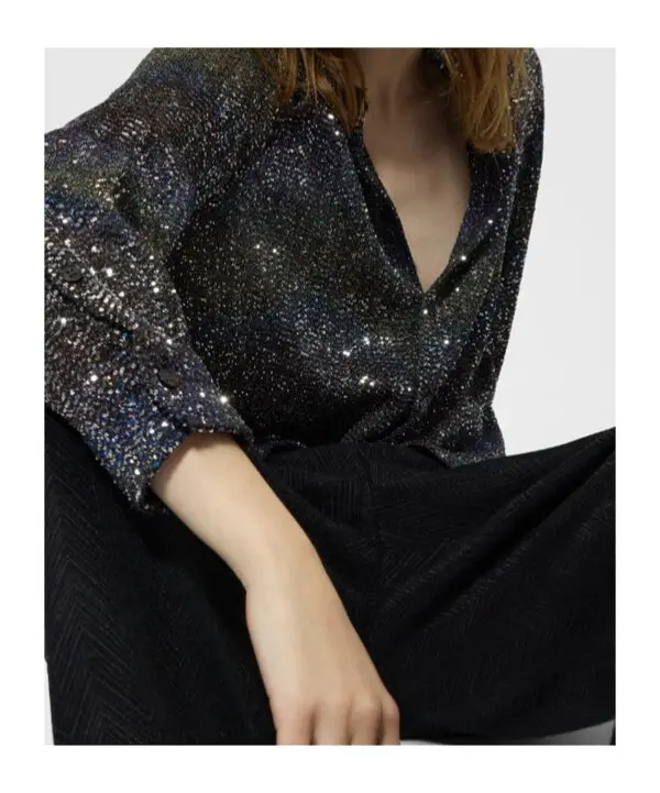 Missoni Sequin-embellished Zigzag Shirt