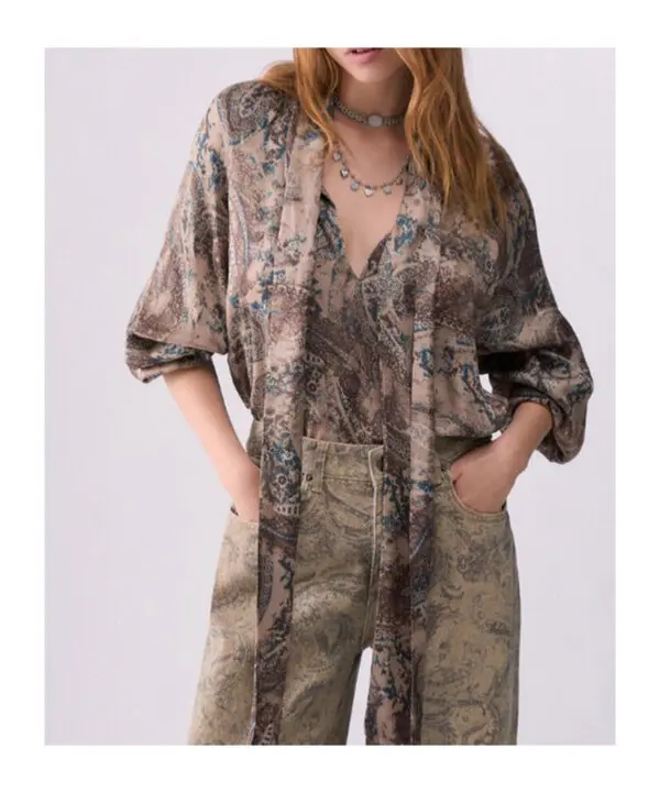 Liu Jo Printed Satin Blouse