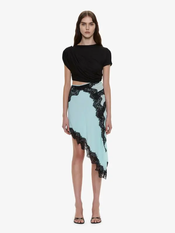 Christopher Esber Verve Twisted Tee Mini Dress - Blue