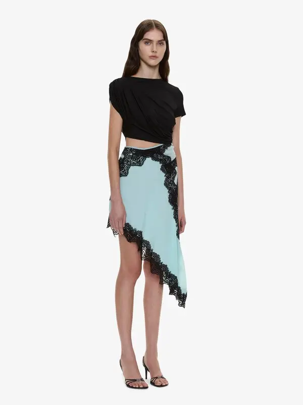 Christopher Esber Verve Twisted Tee Mini Dress - Blue