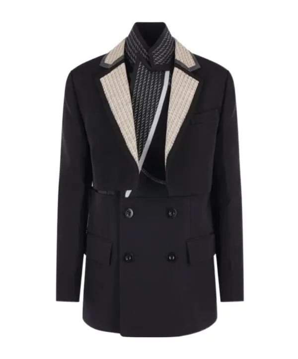 Sacai Long-sleeved Casual Jacket