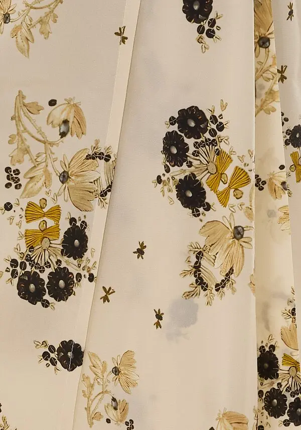 Isabel Marant Étoile Floral Printed Side Slit Skirt