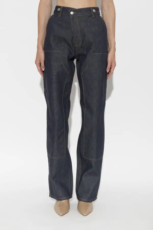 Victoria Beckham Belt Loop Jeans