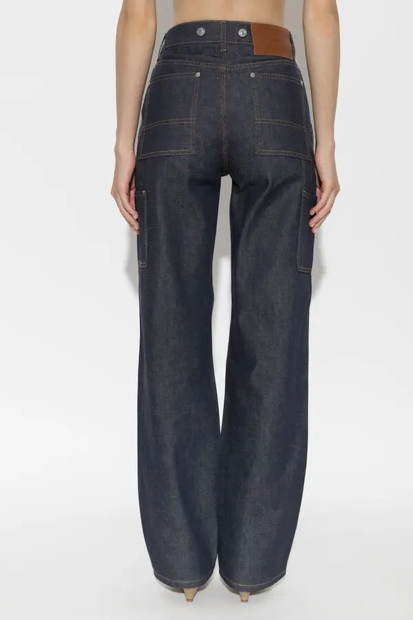 Victoria Beckham Belt Loop Jeans
