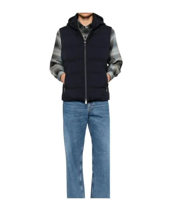 PAUL  SHARK Zip-fastening Hooded Gilet