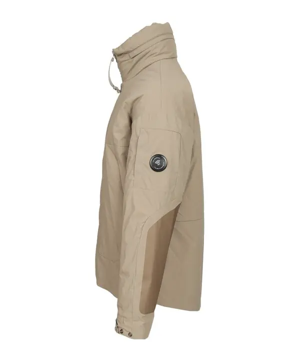 C.P. COMPANY Long-sleeved Stand-up Collar Cotton Coat
