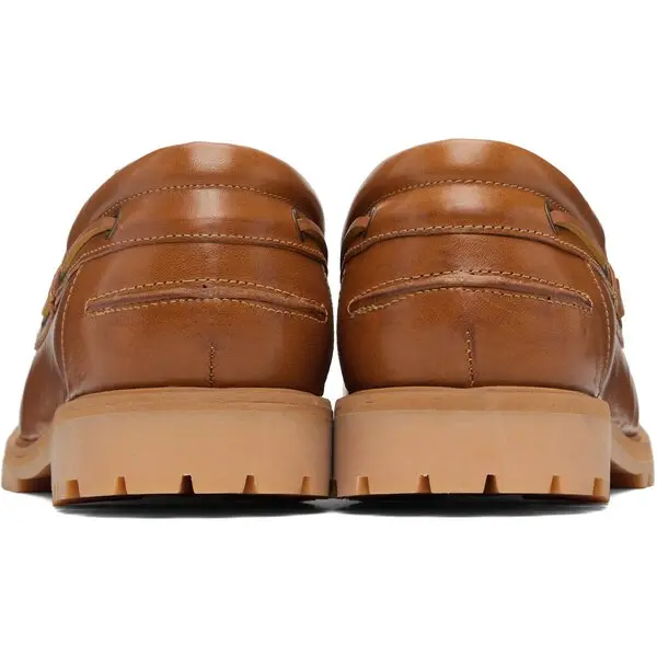 Studio Nicholson Guston Leather Boat Shoes
