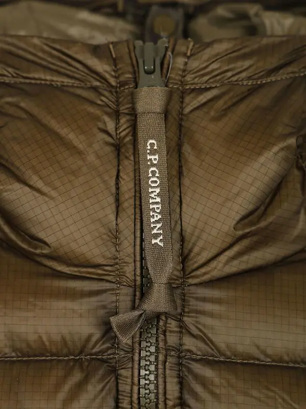 C.P. COMPANY Long-sleeved Hooded Cotton Jacket