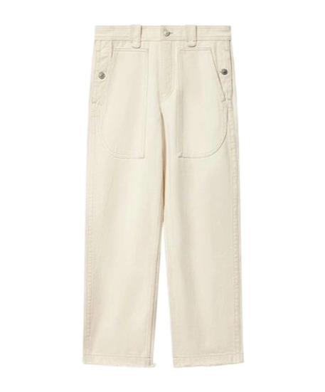 Isabel Marant Étoile Ermina Striped Wide-leg Pants - Off White