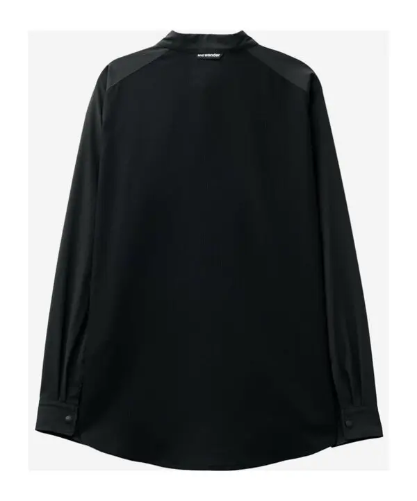 AND WANDER Long-sleeved Collared Shirt