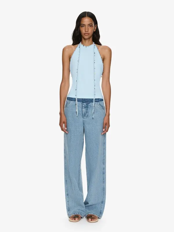Christopher Esber Beach Quartz Halter Lycra Top
