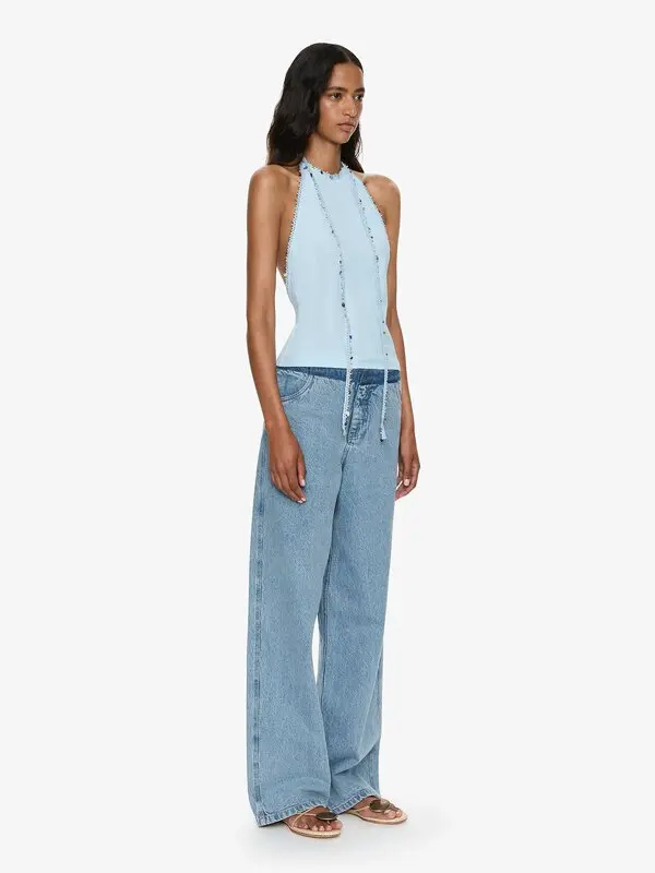 Christopher Esber Beach Quartz Halter Lycra Top