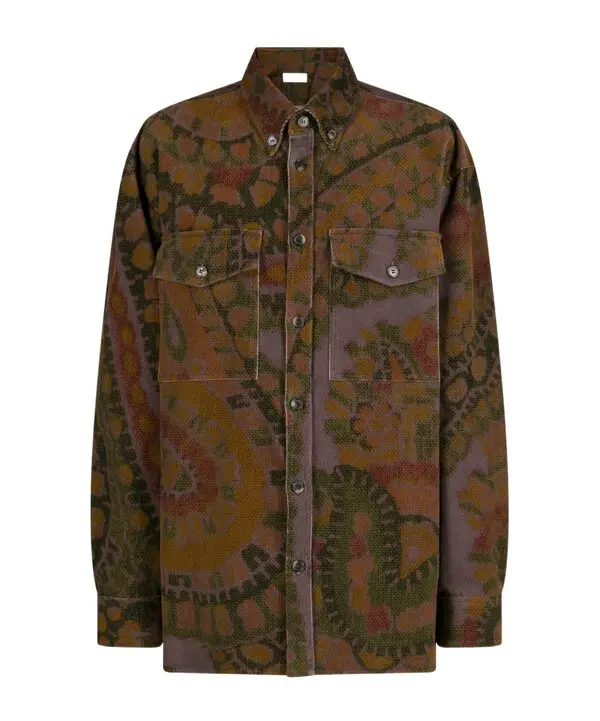 Dries Van Noten Long-sleeved Shirt - Green