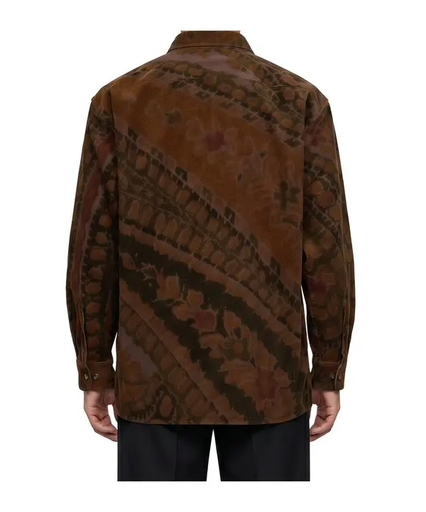 Dries Van Noten Loose Corduroy Shirt