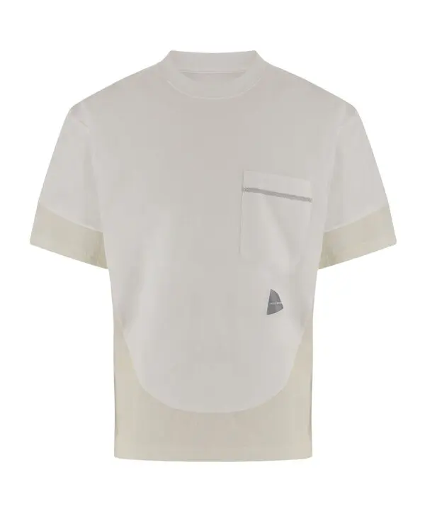 AND WANDER Combi Short-sleeved T-shirt