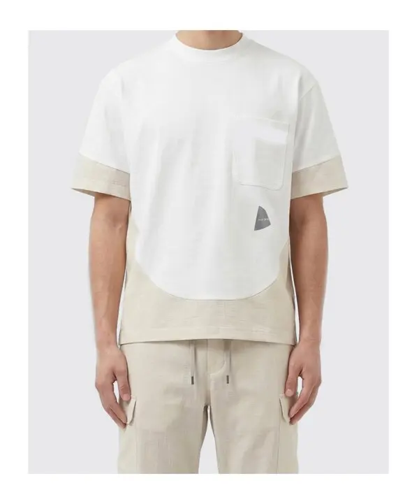 AND WANDER Combi Short-sleeved T-shirt