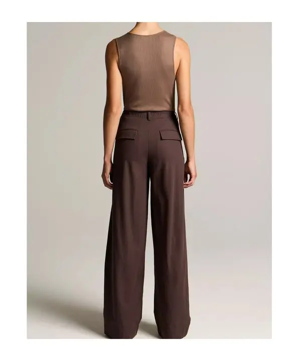Vince Mid-rise Spliced Casual Pants