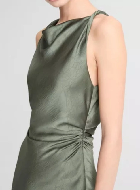 Vince Twisted Shoulder Dress