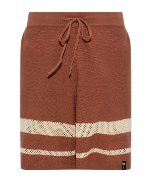 Palm Angels Drawstring Shorts With Back Pocket