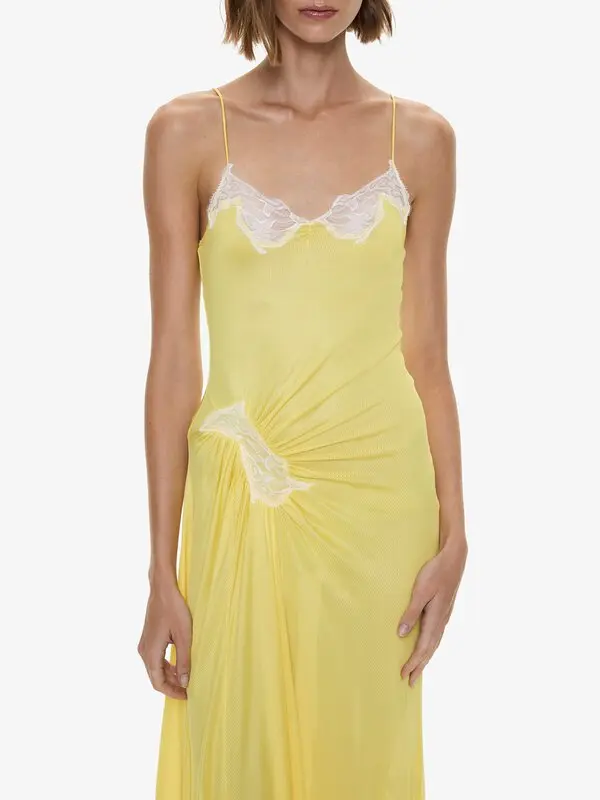Christopher Esber Delphin Lace Rib Cami Dress