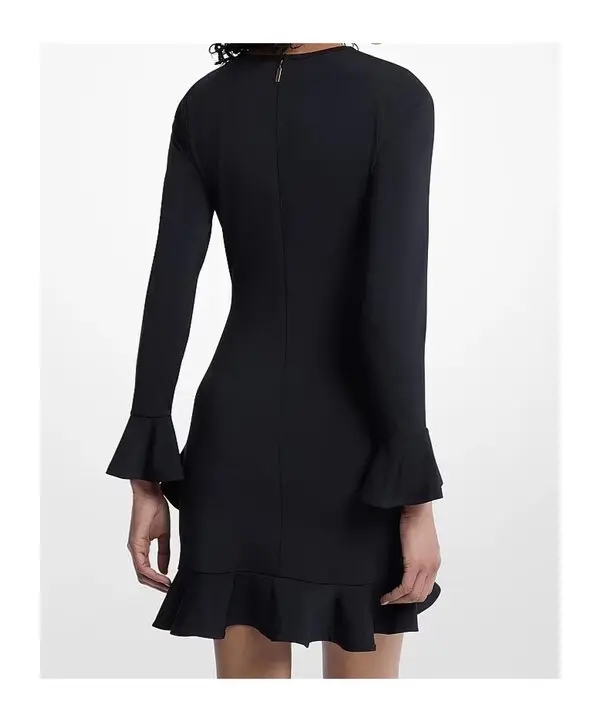 Michael Kors Ruffled Knit Dress