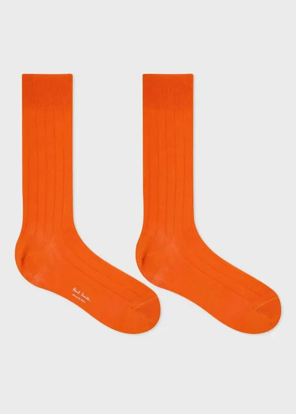 Paul Smith Multicolour Ribbed Socks Six Pack