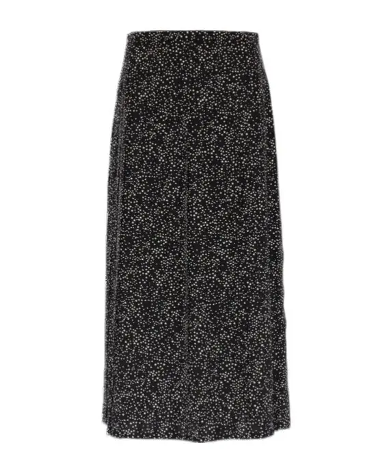 Valentino Garavani Patterned Skirt - Black