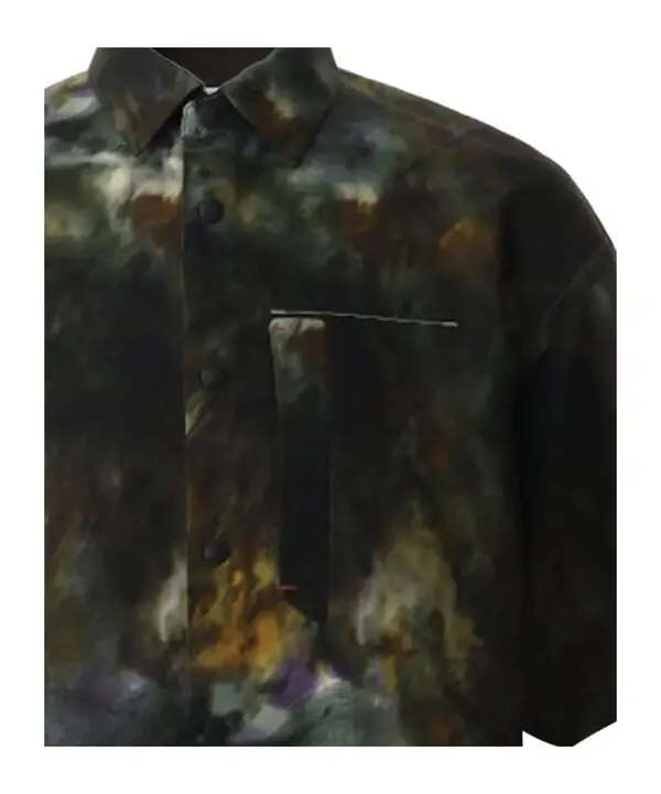 AND WANDER X Roa Abstract Print Short Sleeve Shirt
