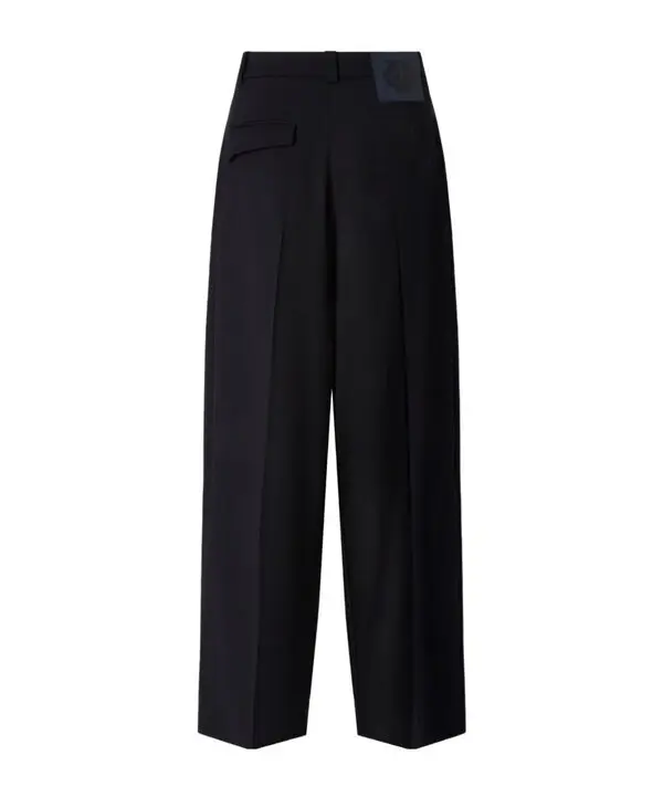 Pinko Pressed-crease Wide-leg Trousers