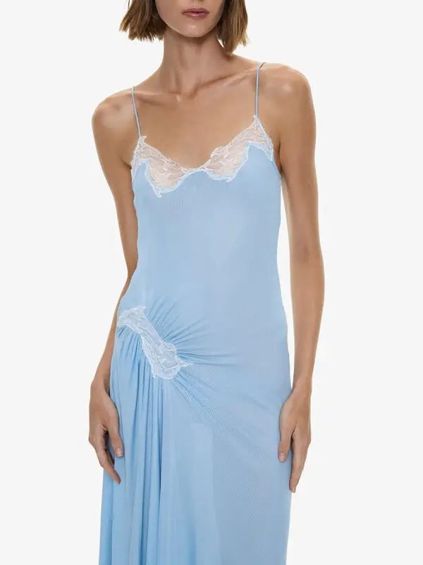 Christopher Esber Delphin Lace Rib Cami Dress