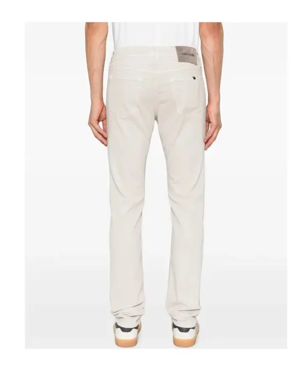 Jacob Cohen Bard Logo-patch Slim-fit Trousers