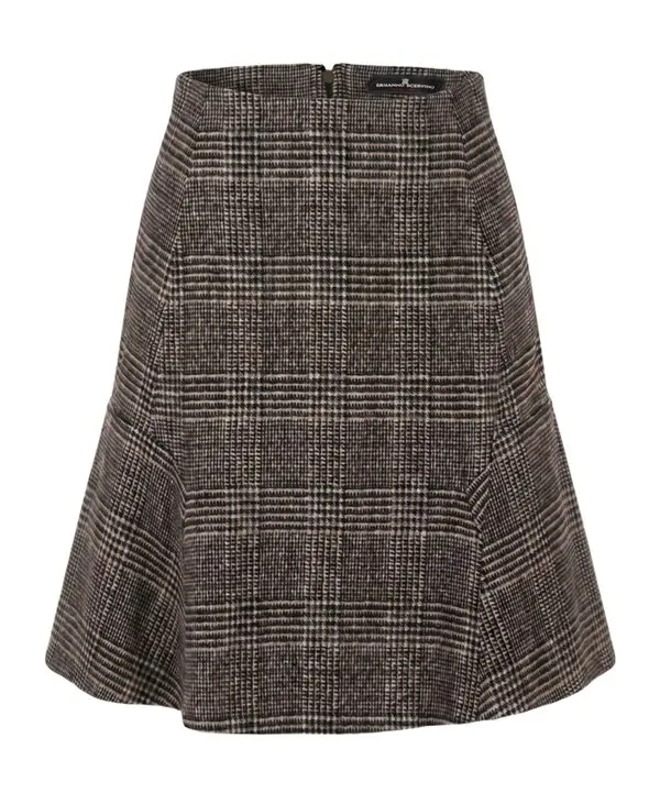 Ermanno Scervino Plaid Skirt