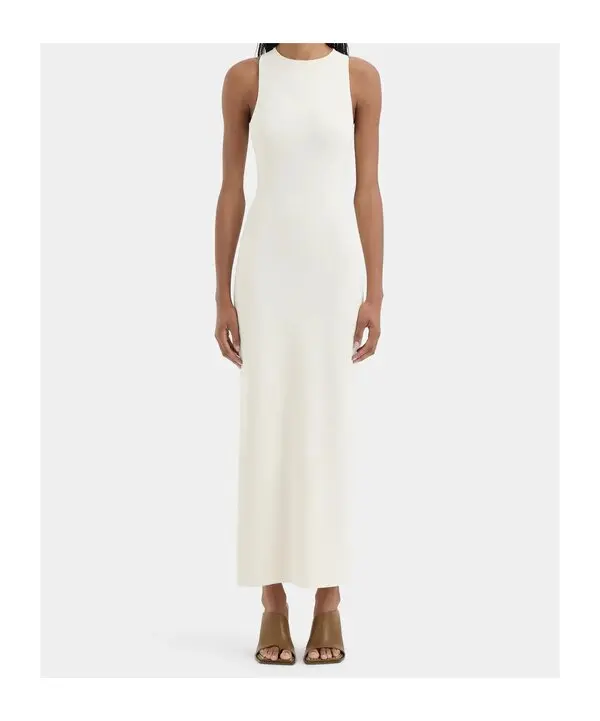 SIR. Saba Cross-back Maxi Dress With Beaded Embellishments - Ivory