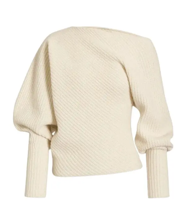 Alberta Ferretti Wide Boat-neck Sweater
