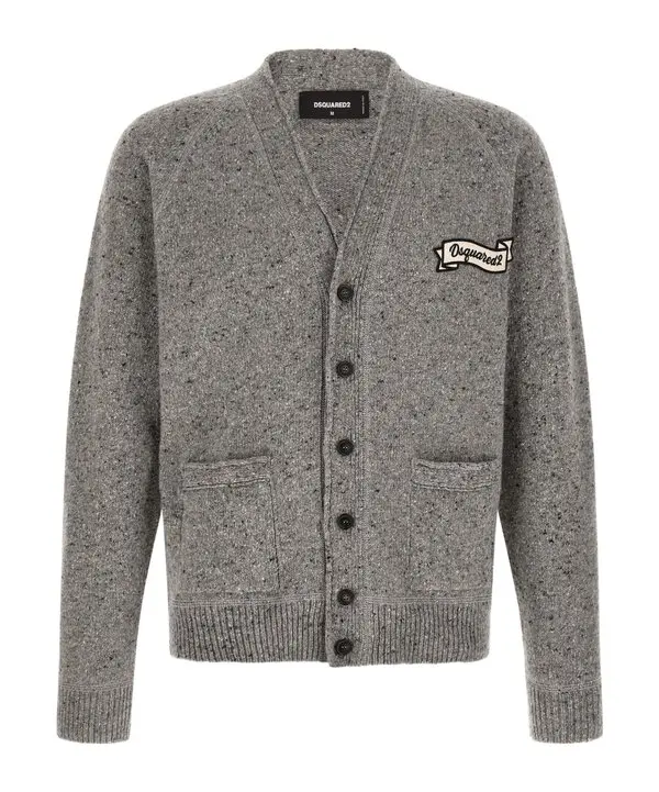 Dsquared2 Long-sleeve Single-breasted Cardigan