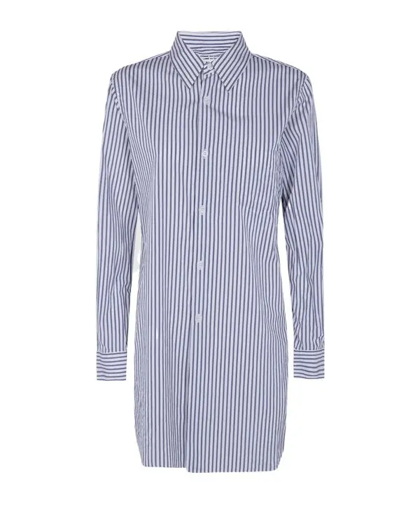 Comme Des Garçons Long Oversized Shirt - White