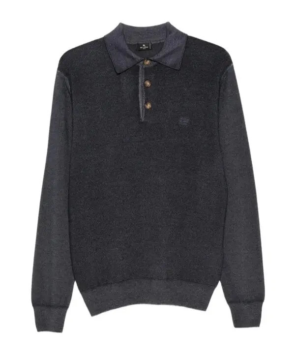 Etro Long-sleeve Polo Shirt