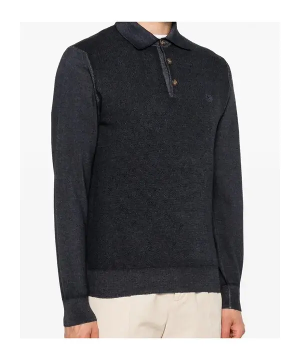 Etro Long-sleeve Polo Shirt