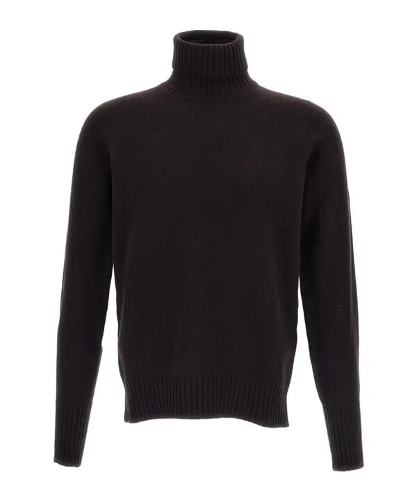 DRUMOHR Long-sleeve High-neck Sweater - Black