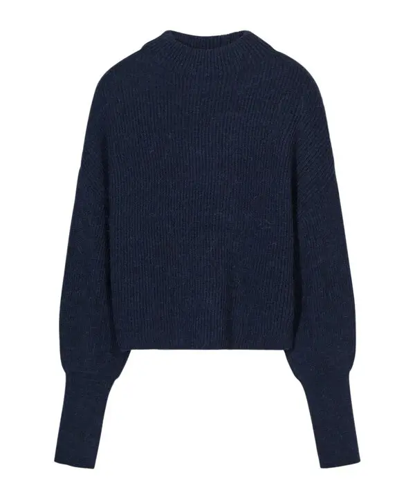 Closed Cuffed-sleeves Sweater