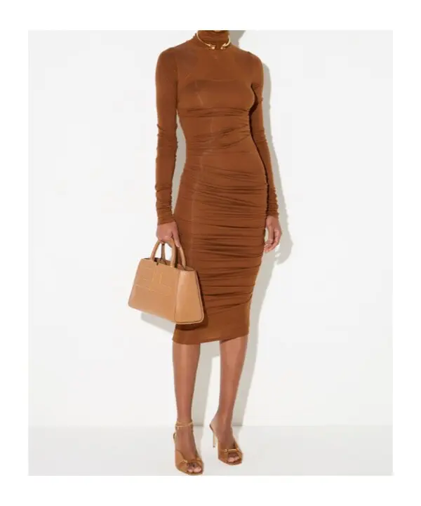 Elisabetta Franchi Dress In Lightweight Jersey Fabric