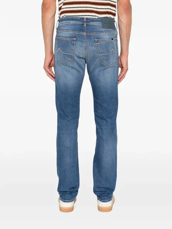 Jacob Cohen Bard Logo-patch Slim-fit Denim Jeans