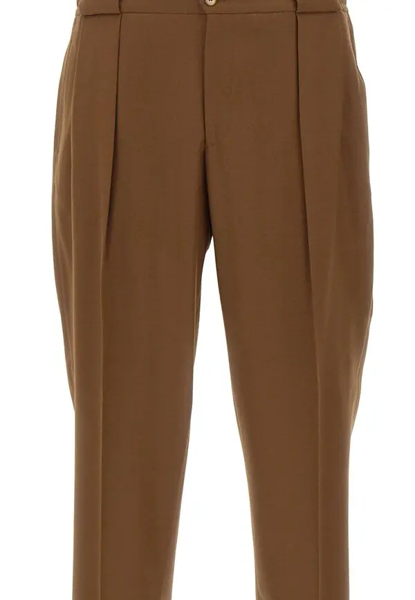 BRIGLIA 1949 Pleated Casual Pants